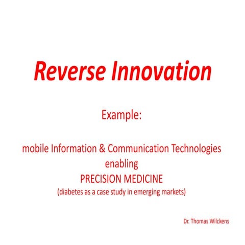 Reverse Innovation 2014 | PDF
