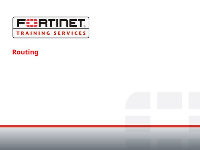 FortiGate 2-ARM Mode integration with AWS GWLB | PPTX