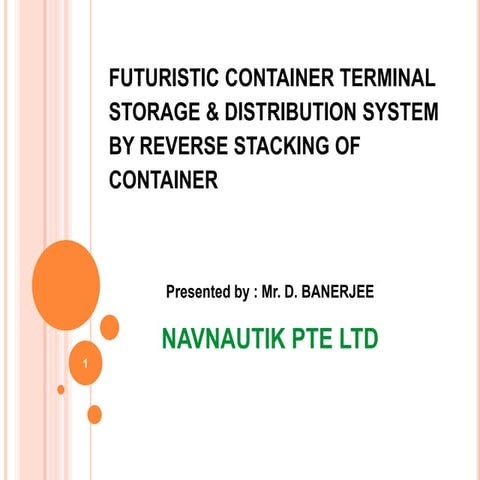 Reverse stacking of containers | PPTX