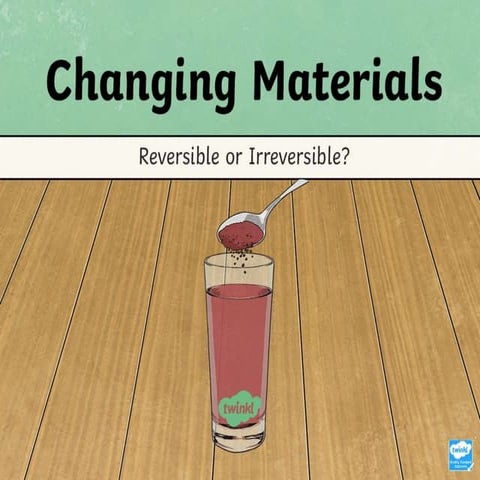 Reversible And Irreversible Changes