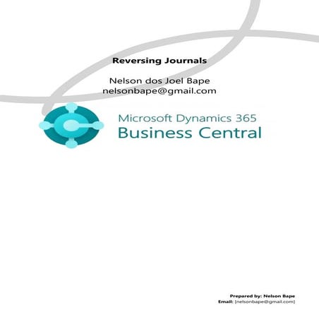 Revsersing Journals Using Business Central | DOCX