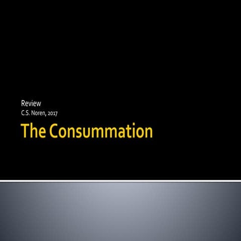 The Consummation, Class 11, Review | PPT