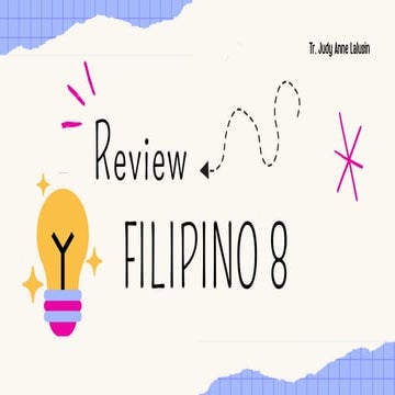Panitikang Popular - Grade 8 Filipino - Quarter 2.pptx
