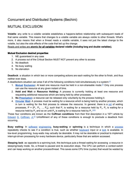 Notes About Concurrent And Distributed Systems And X86 Virtualization