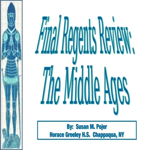 Final Regents Review: The Middle Ages | PPT | Christianity | Religion ...