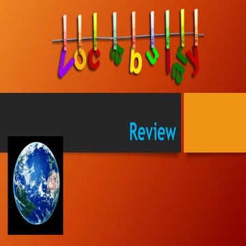 Review Vocabulary | PPTX