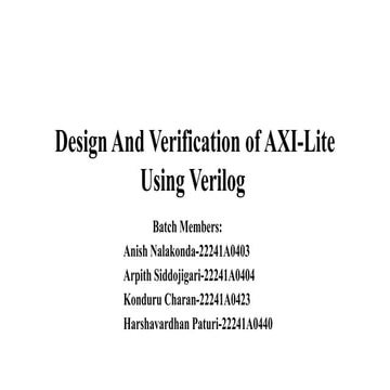 AMBA AXI4-lite protocol understanding .pptx