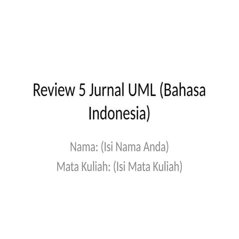 Review_5_Jurnal_UML.pptxssssssssssssesssssss | PPTX