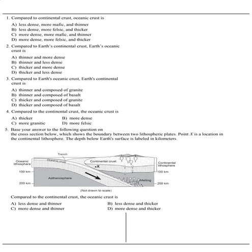 Review 6 _earthquakes___crustal_activity_sc | PDF