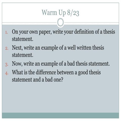 Review body paragraph | PPT