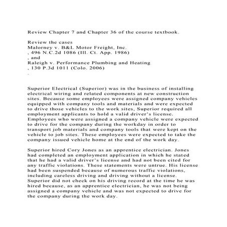 Review Chapter 7 and Chapter 36 of the course textbook.Review .docx