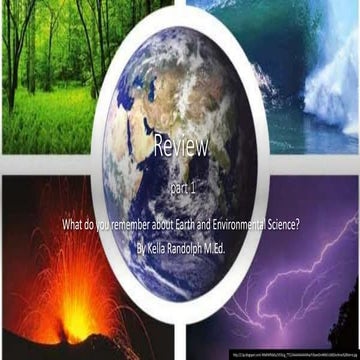 Review earth and environmental science | PPTX