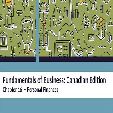 personal finances and financial planning. | PPTX