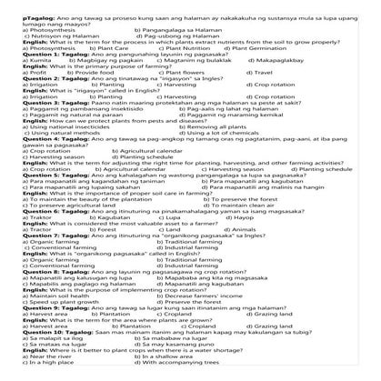 reviewer-EPP-TLE-agriculture grade 6 Q2 | DOCX