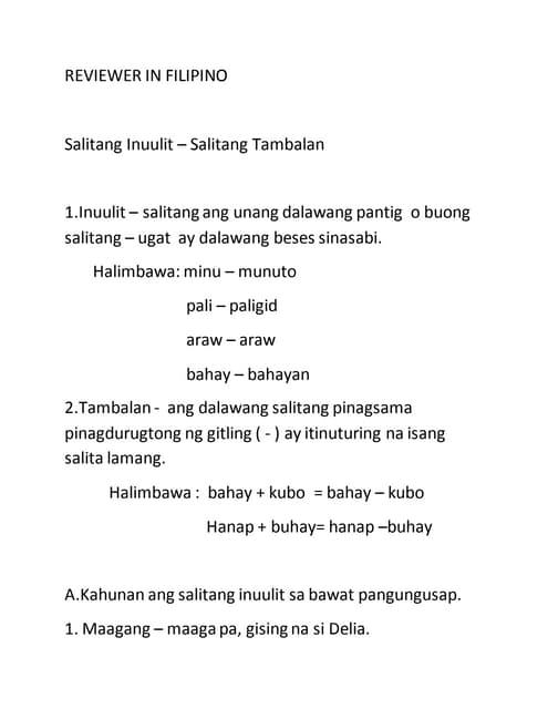 Pagsasanay sa Pangatnig at Transitional Devices | PDF