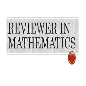 Reviewer in Mathematics Grade nine 9.pptx