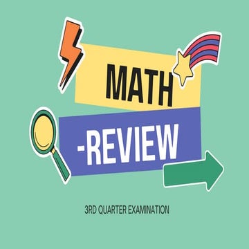MATHEMATISC-GAME-QUARTER-THREE-REVIEWER1 | PPT