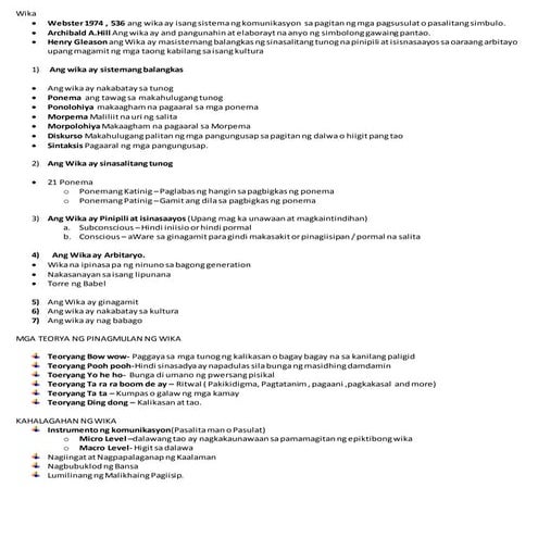 Wika | PDF