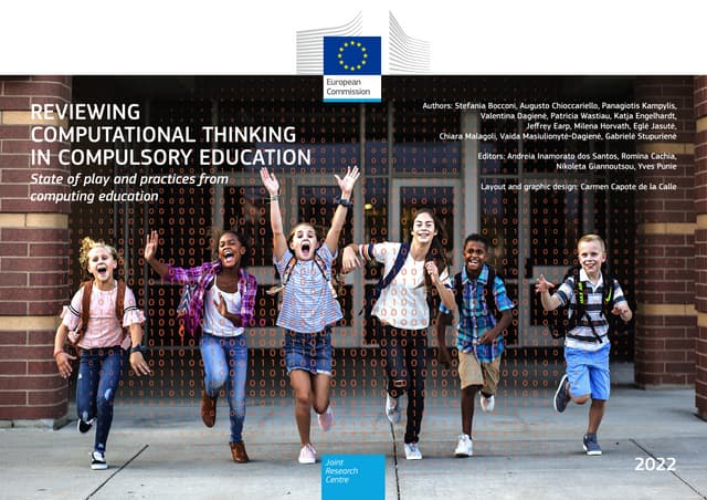 Reviewing Computational Thinking In Compulsory Education Pdf