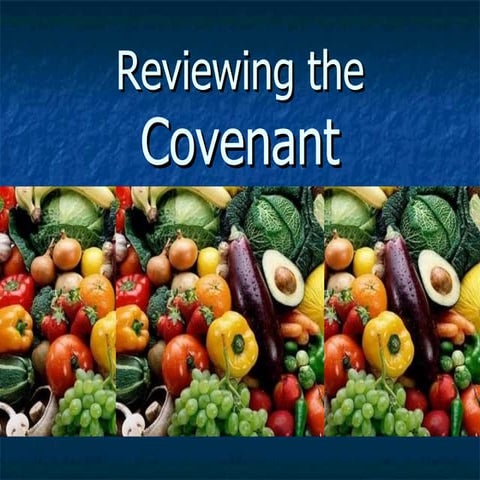 Reviewing the covenant | PPT