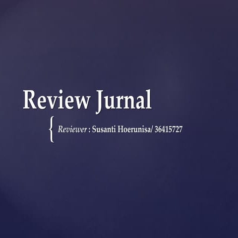 Review Jurnal | PPTX
