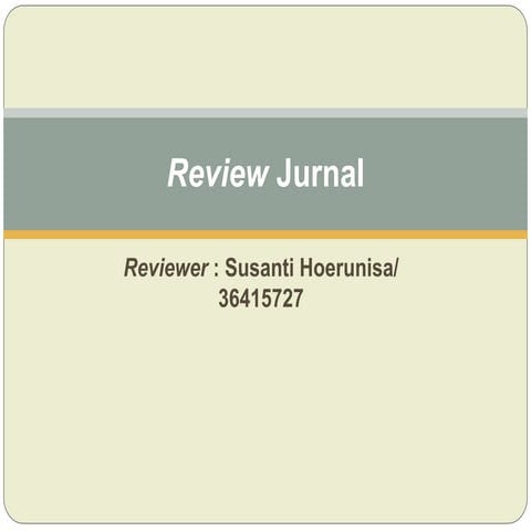 Review jurnal 2 | PPTX