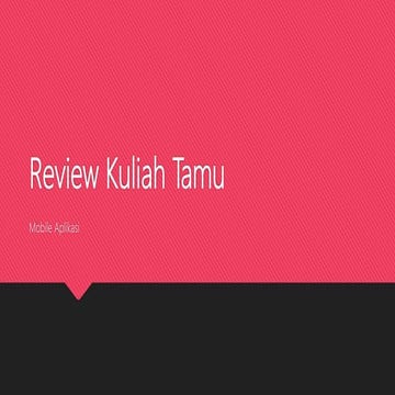 Introduction Mobile Apps | PPTX