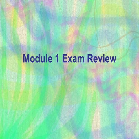 Review Module1 | PPT