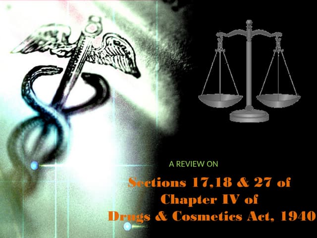 Misbranded and spurious cosmetics | PPTX