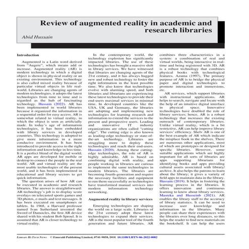 Review of Augmented Reality in Academic and Research Libraries.pdf