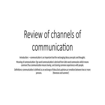 Review of channels of communication.pptx