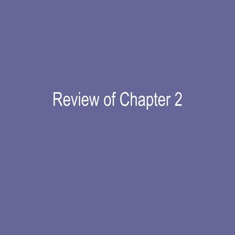Review of chapter 2 | PPT