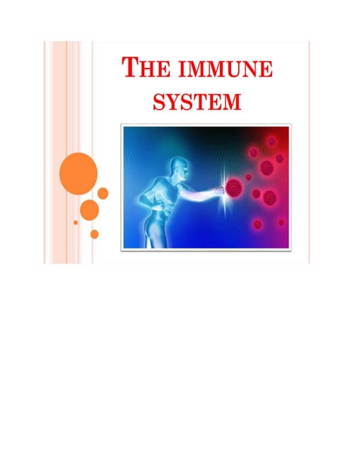 Basics of Immune System | PPTX