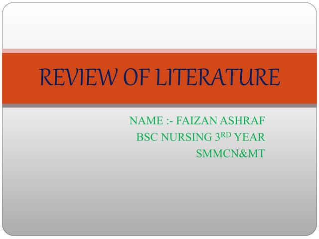 Chapter 2:review of related literature and studies | PPTX