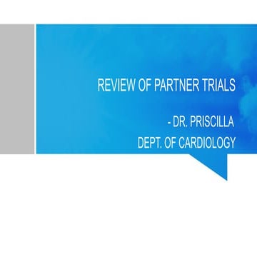 REVIEW OF PARTNER TRIALS. analysis and review | PPTX