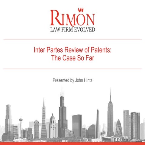 Inter-Partes Review of Patents: The Case So Far (CLE) | PDF | Legal ...