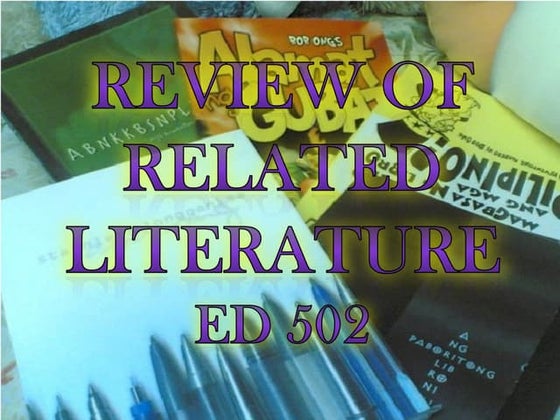 Review Of Related Literature Presentation Ppt