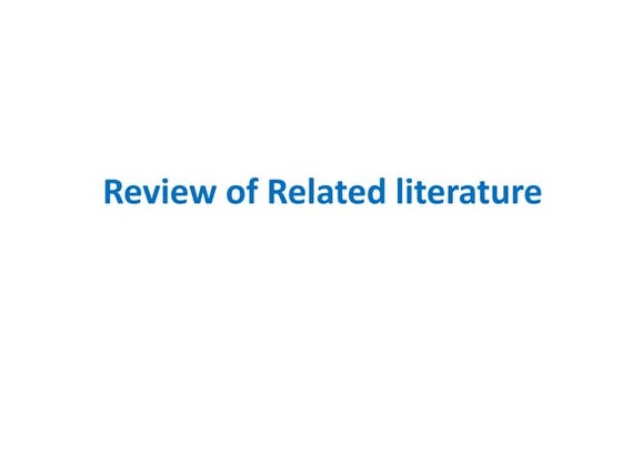 Chapter 2:review of related literature and studies | PPT
