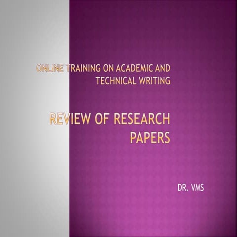 Review of Research Papers.pptx