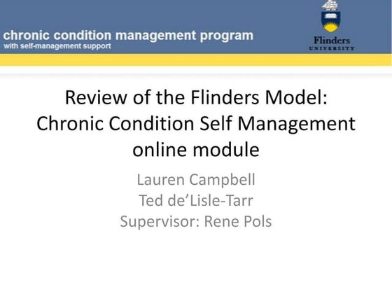 HIstory of the Flinders Model | PPT