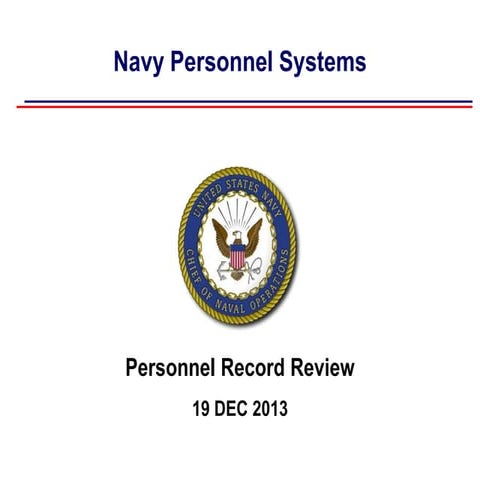 Personnel record review, OMPF & ESR Review | PDF
