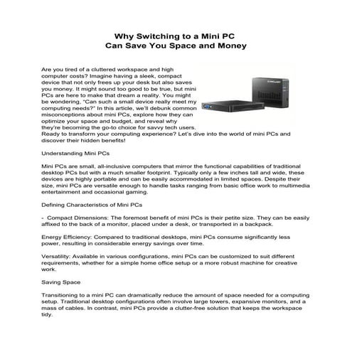 Review on 10 mini pc from wrost to best final COMPLETE.pdf