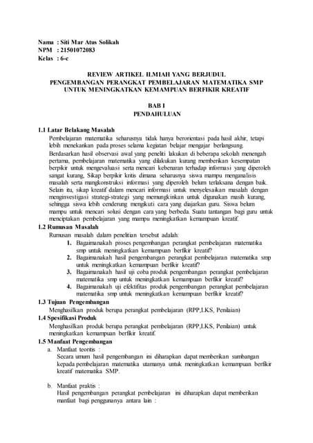 Contoh sistematika proposal ptk ut | PDF