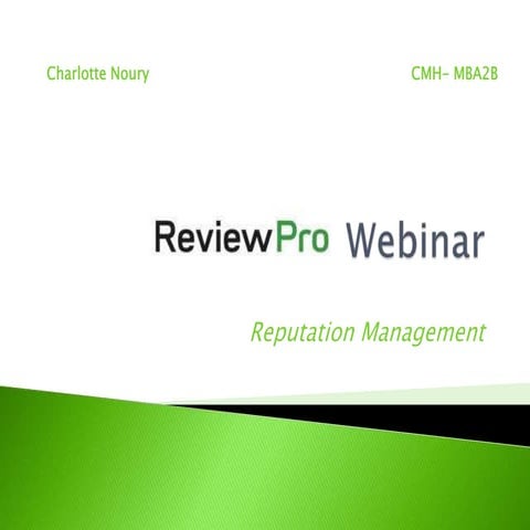 ReviewPro CNOURY | PPT