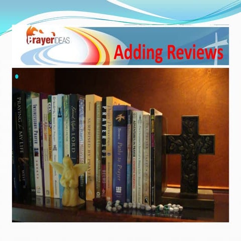 Posting Prayer Product Reviews on Prayerideas.org
