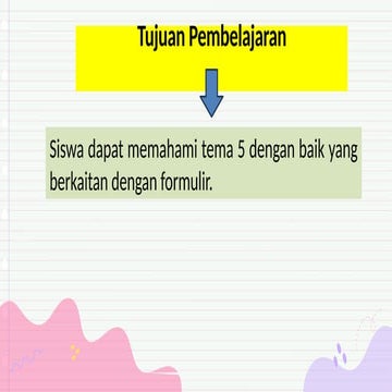 mateti formulir untuk sekolah dasar kelas enam | PPT