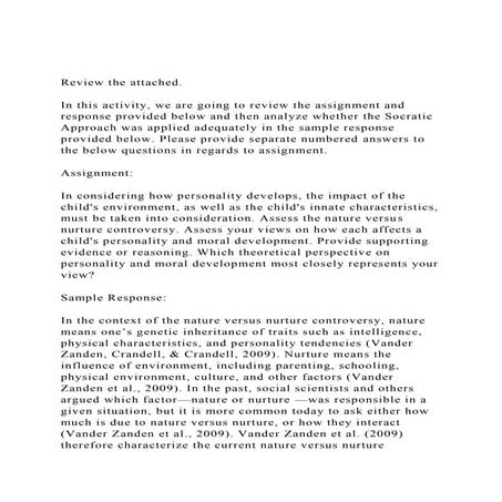 Review the attached. In this activity, we are going to revie.docx