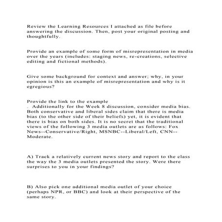 Review the Learning Resources I attached as file before answering th | PDF