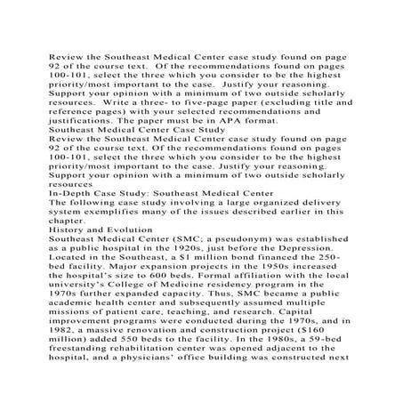 CHAPTER 28 Case Study Metropolis Health SystemBACKGROUND· 1.The H.docx