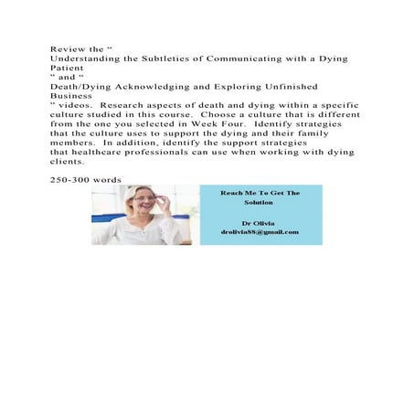 Review the Understanding the Subtleties of Communicating with a D.docx